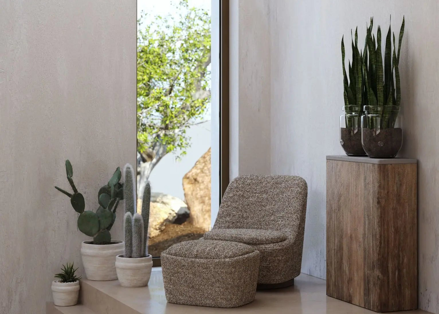 Easy Chair Liam with Swivel, indoor – scheel-larsen